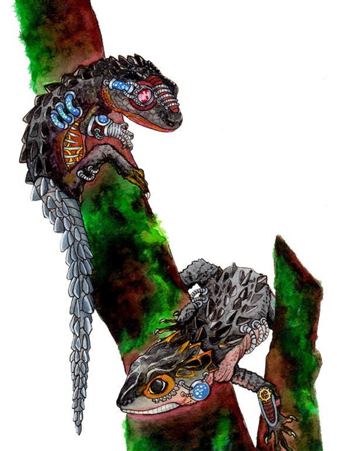 Clockwork Croc Skinks - Etsy