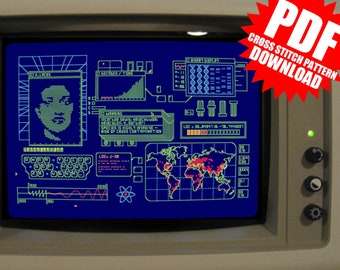 Computer Cross Stitch Pattern | Etsy
