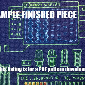 Hela Retro Computer Display Back & Cross Stitch Pattern/puzzle - Saints ...
