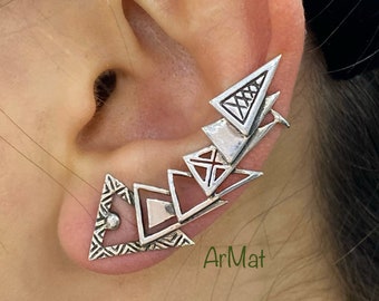 Triangle Ear Cuff - Etsy