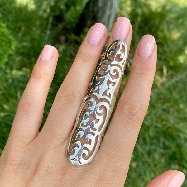 Full Finger Ring - Etsy