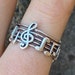 Music Notes Ring Clef Notes Silver Ring Treble Clef Ring Gift - Etsy