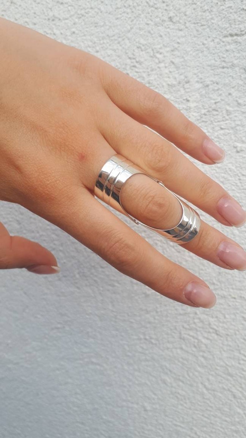 Armor Rings Shield Ring Double Ring Joint Ring Knuckle Ring - Etsy