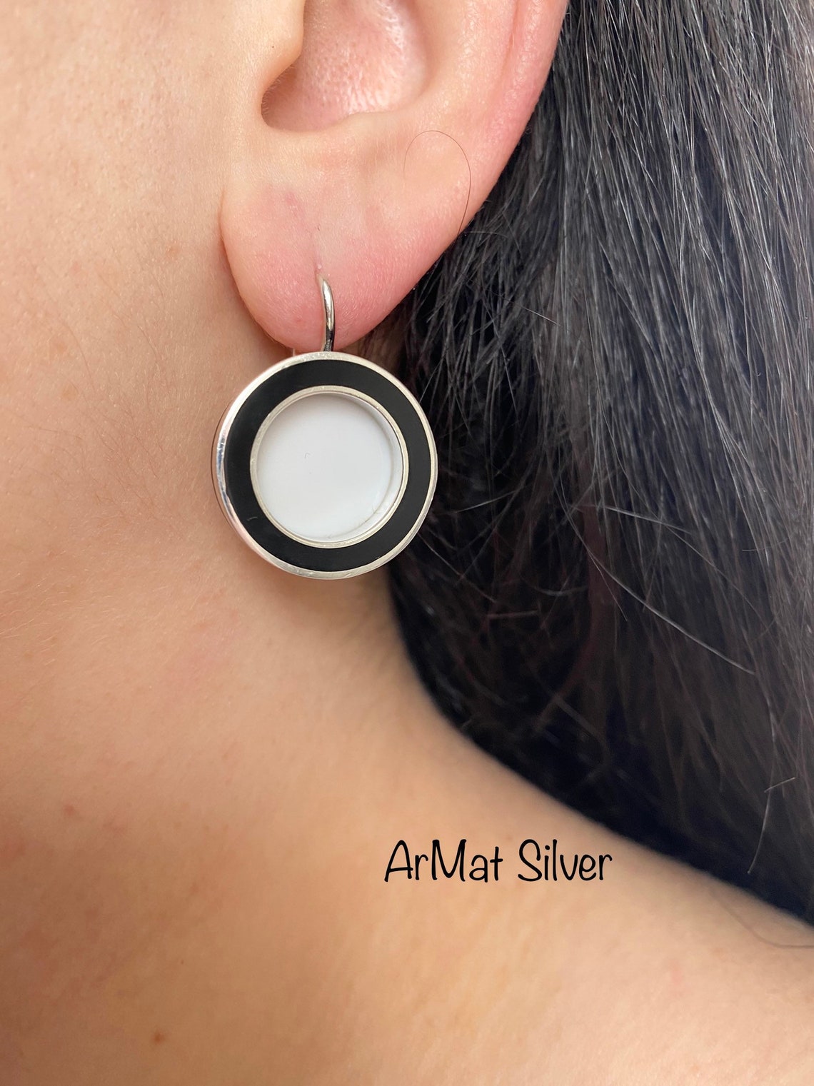 Natural White Stone Jewelry Silver White Cacholong Jewelry - Etsy