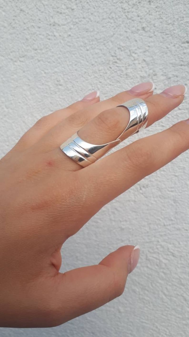 Armor Rings Shield Ring Double Ring Joint Ring Knuckle Ring - Etsy UK
