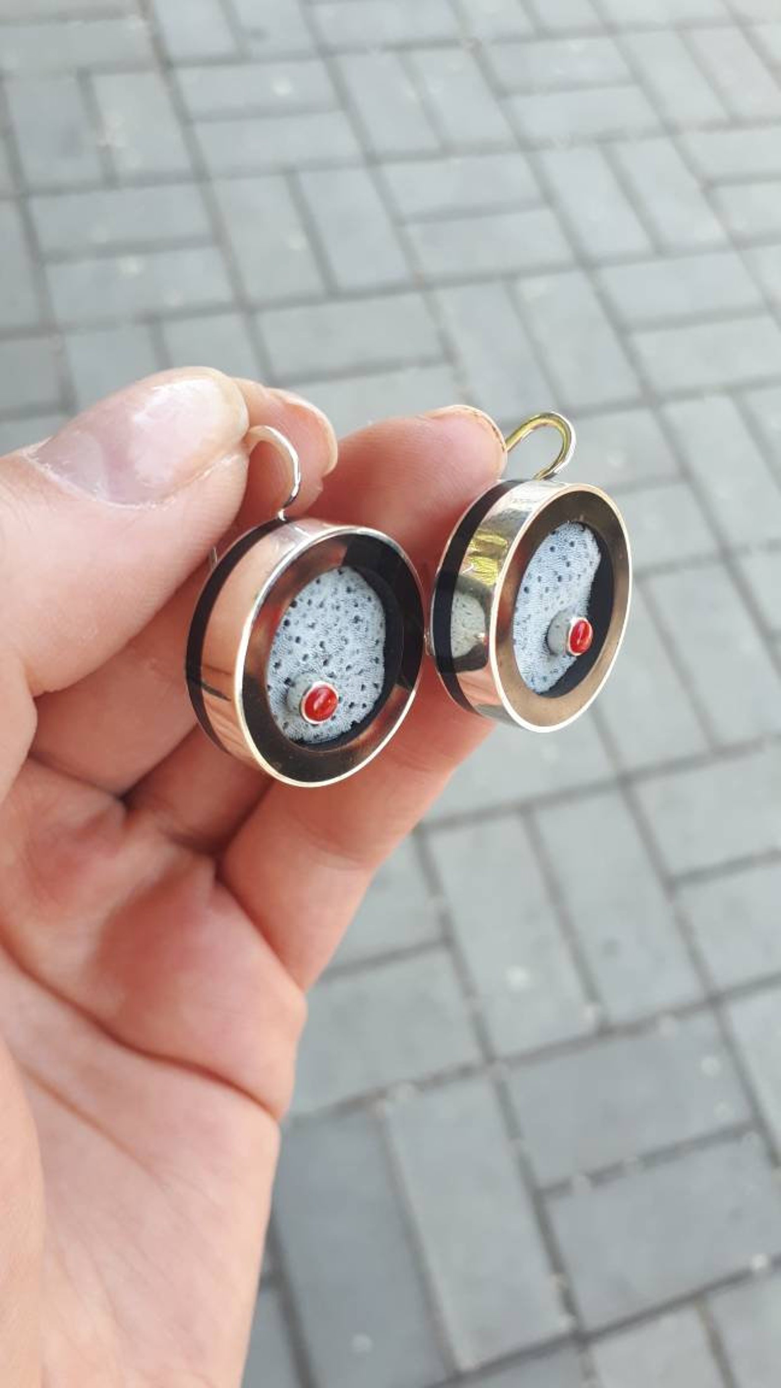 Silver Blue Coral Ring Blue Sponge Coral Earrings Natural - Etsy