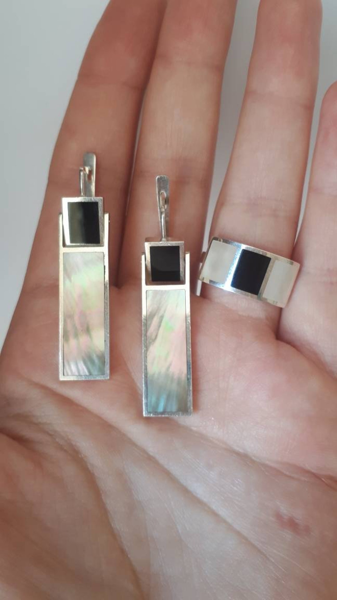 Sadaf Jewelry Natural Stone Jewelry Mother of Pearl Earrings Mother of ...