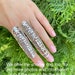 Full Finger Ring Finger Long Ring Long Finger Ring Sterling Silver Full ...