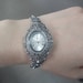 Luxury Marcasite Wristwatch Silver Wrist Watch Oval Gorgeous - Etsy