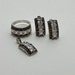 Marcasite Jewelry Set: Crystal & Cubic Zirconia Silver Ring Earrings - Etsy
