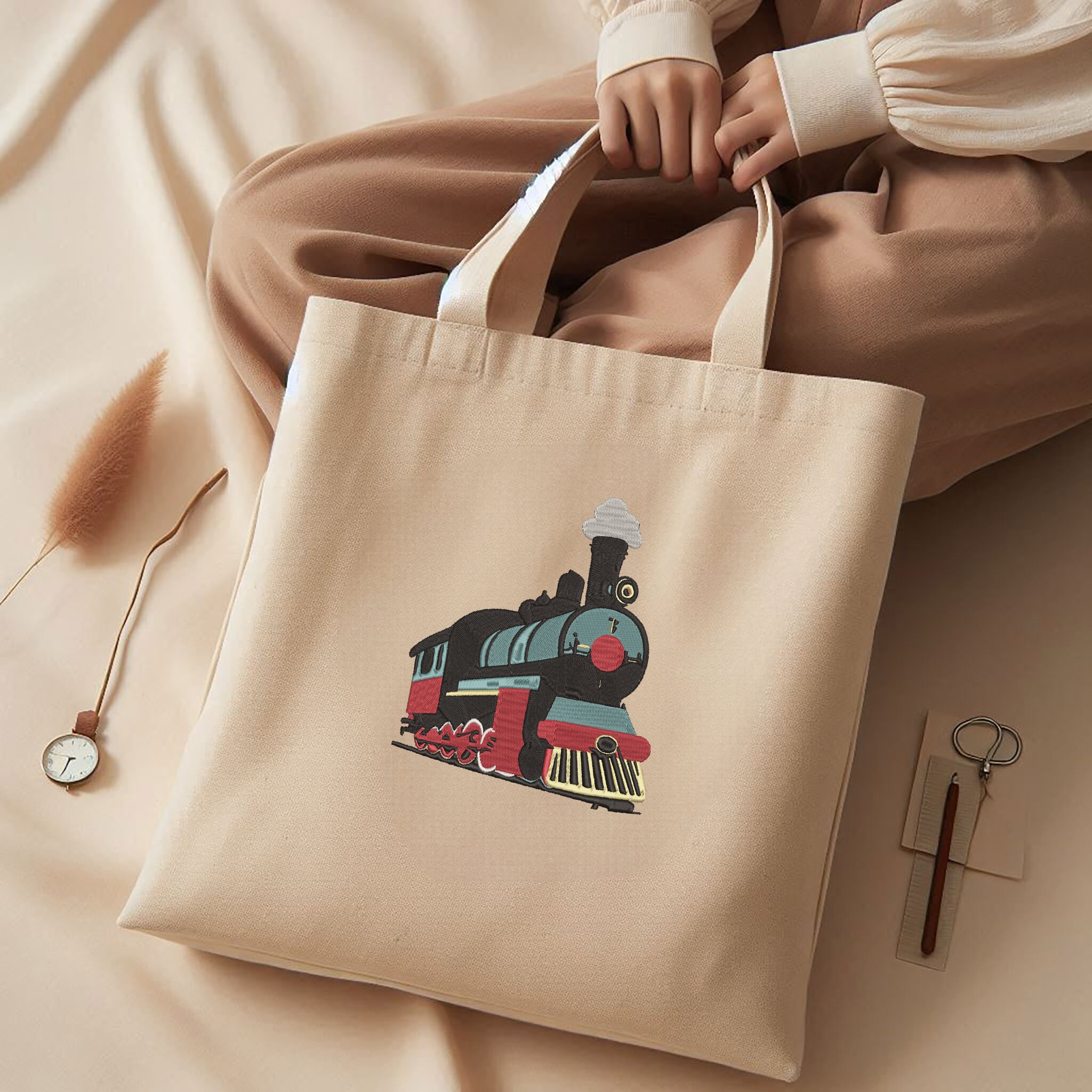 Locomotive Train Embroidery Design Machine Embroidery File - Etsy