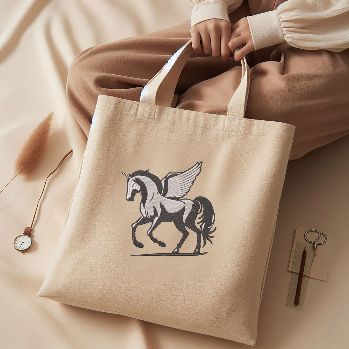 Pegasus Winged Horse Embroidery Design Equestrian Embroidery Machine ...