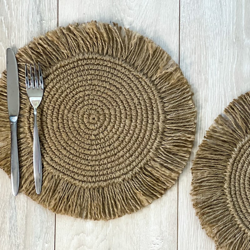 Jute Placemats - Etsy