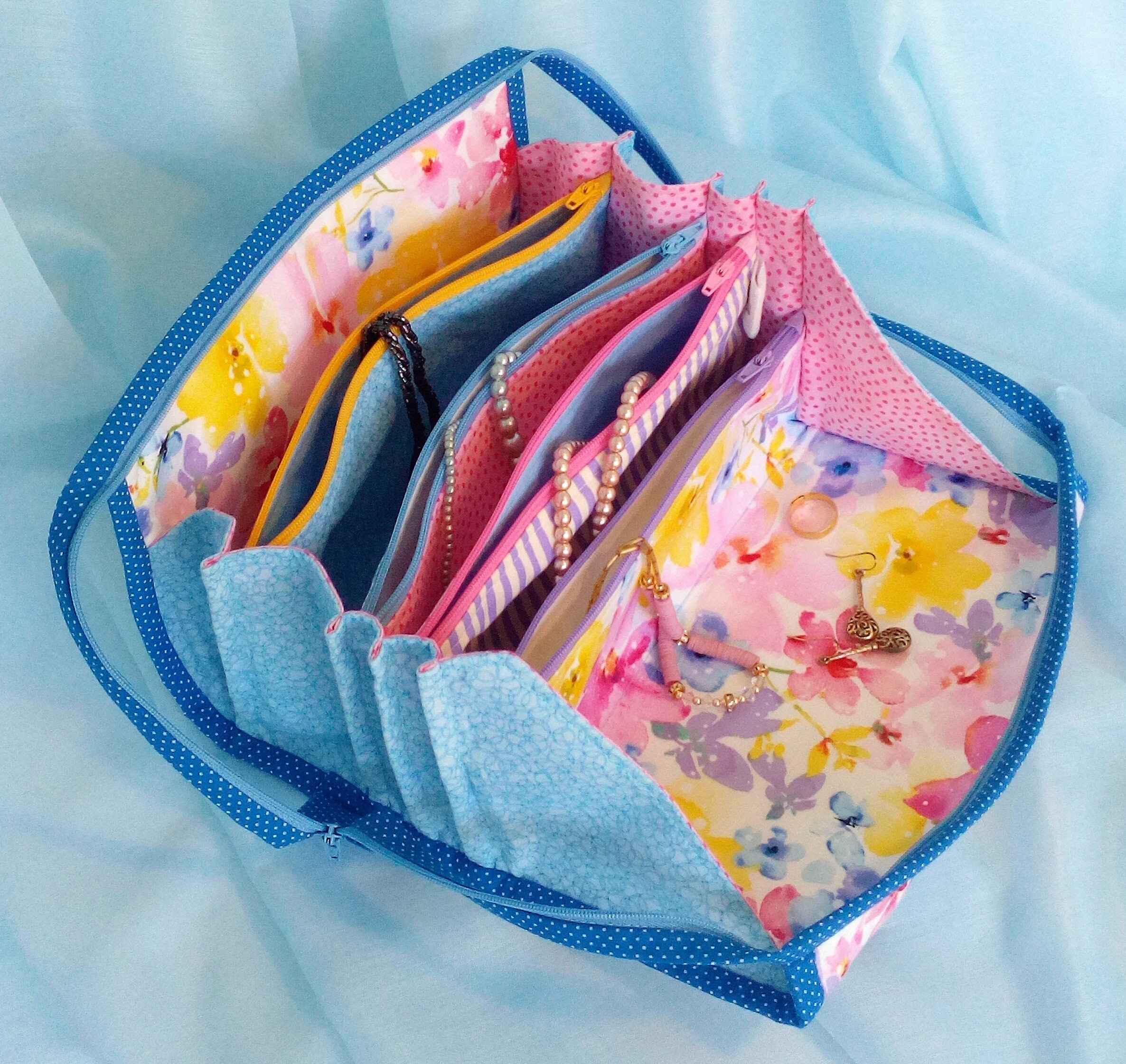 Bionic Gear Bag.actual Design.quality.handmade.pretty 'spring' Fabric ...