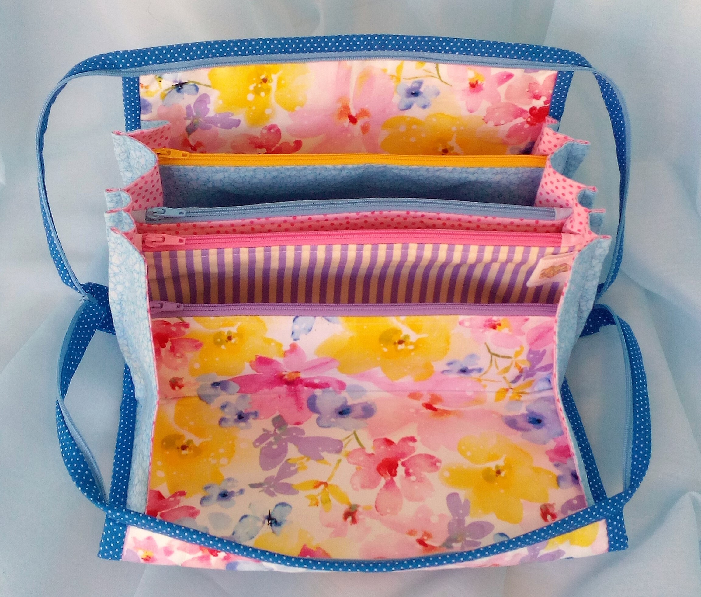 Bionic Gear Bag.actual Design.quality.handmade.pretty 'spring' Fabric ...