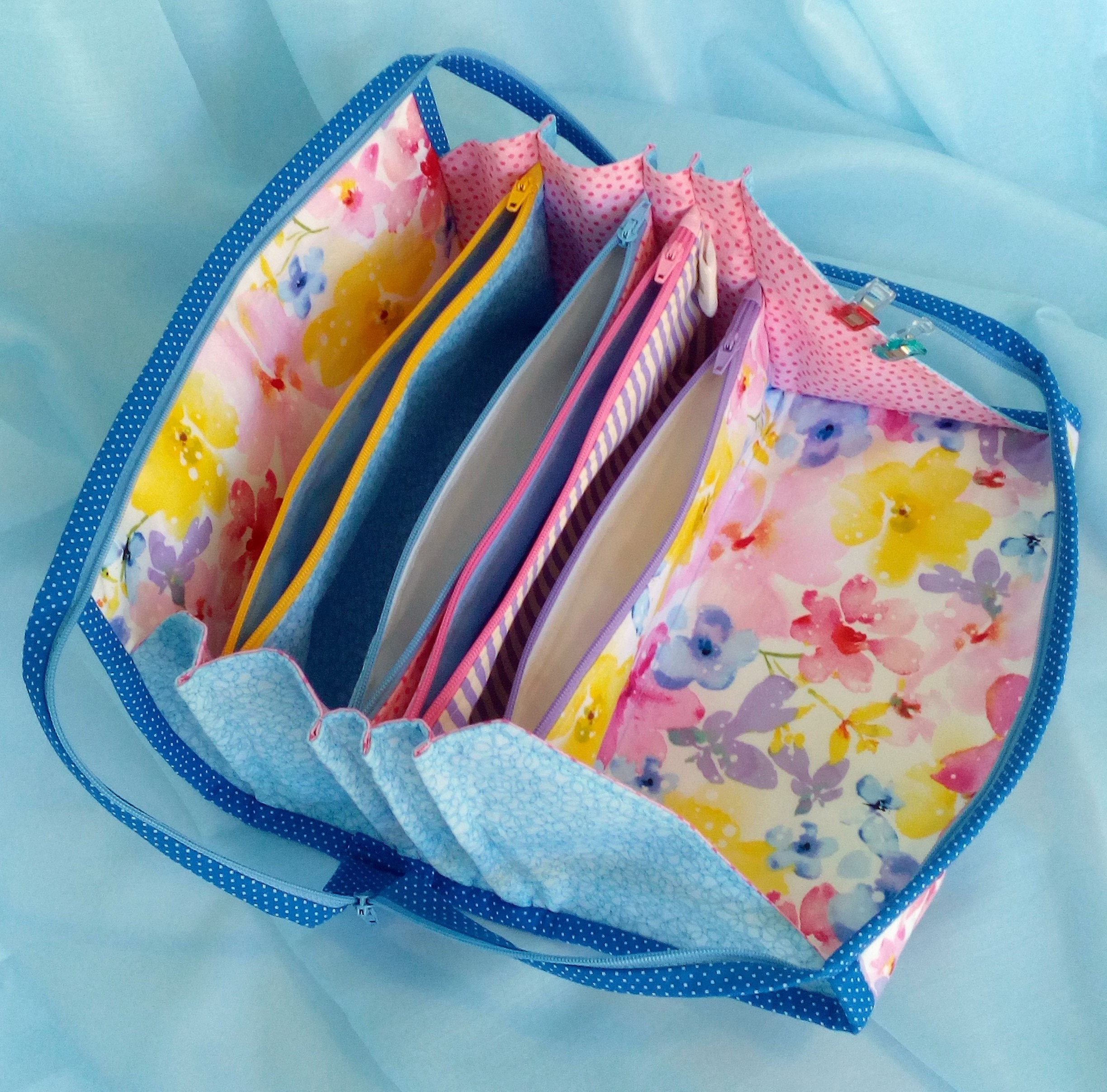 Bionic Gear Bag.actual Design.quality.handmade.pretty 'spring' Fabric ...