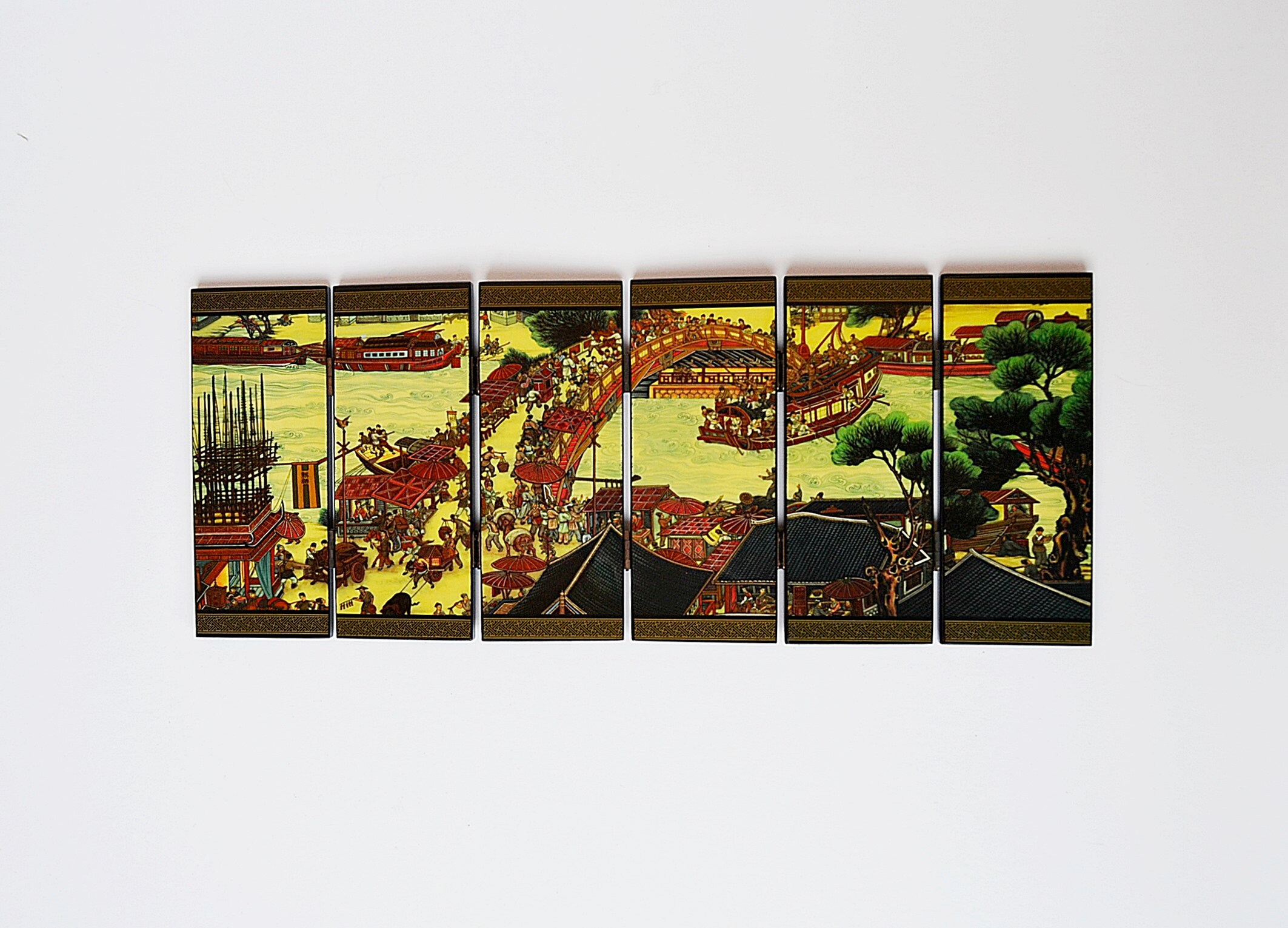 Small Vintage Screen Mini Divider Screen Small Vintage - Etsy