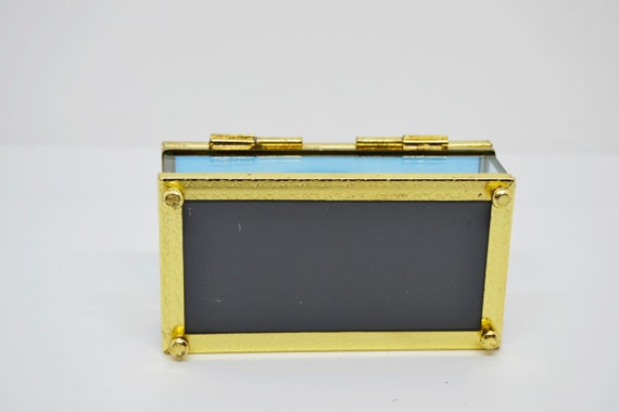 drawing glass jewelry box, stained glass jewelry box,… - Gem