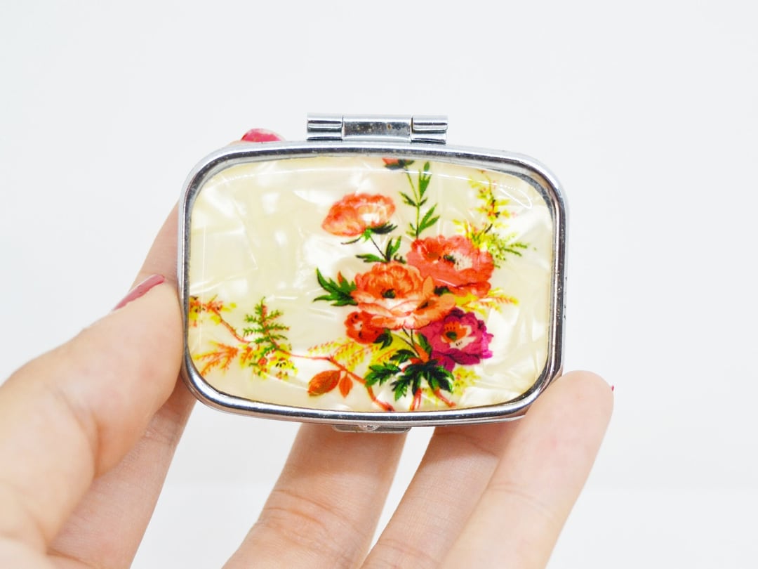 Rectangular Pill Box, Metal Pill Box, Silver Color Pill Box ...