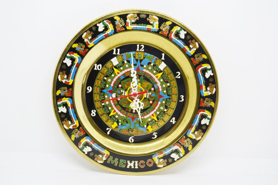 Wall Clock, Solar Calendar, Aztec Calendar, Solar Calendar, Aztec ...