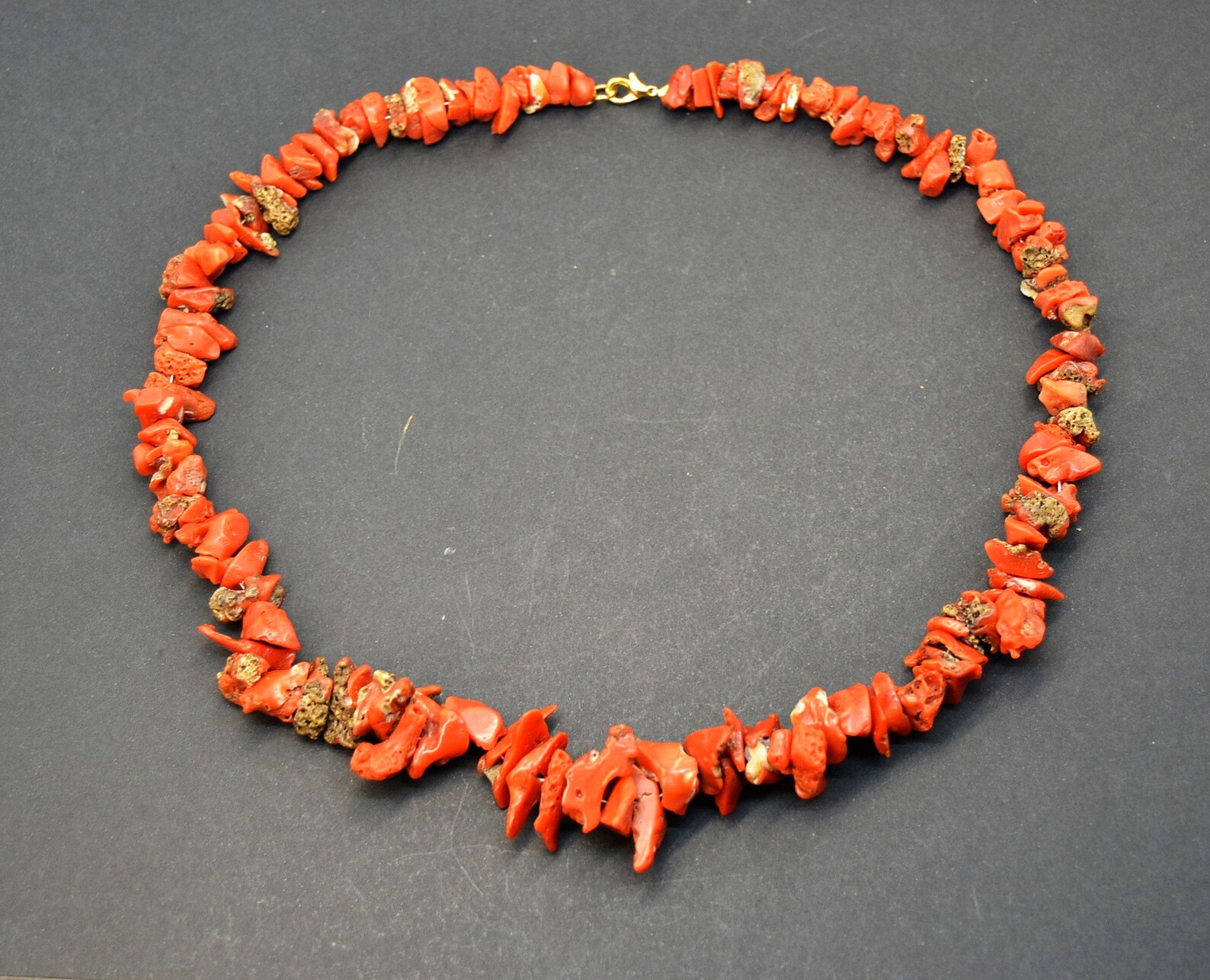 Vintage Authentic Red Coral Necklace - Etsy