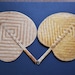 Chinese Straw Fans Vintage Straw Fan Boho Chic Fan Fixed - Etsy