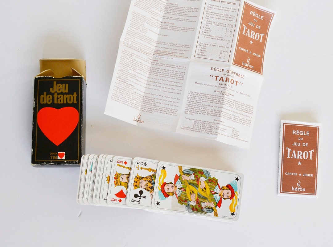 Vintage French Tarot Deck: Witchcraft Cards - Etsy