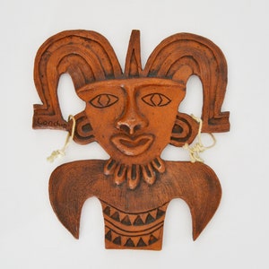 Teracota Pre-columbian Mascara,máscara De Cerámica México,mascara ...