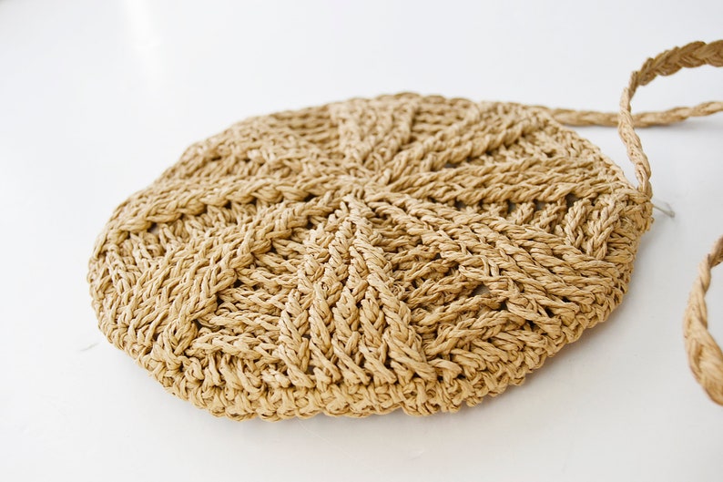 Round Bag Vintage Bag Eco Bag Women's Bag Handmade - Etsy