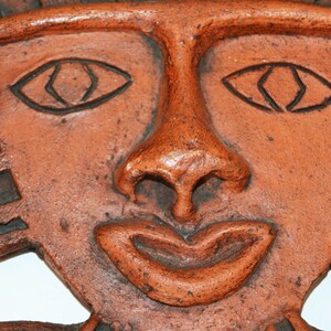 Teracota Pre-columbian Mascara,máscara De Cerámica México,mascara ...