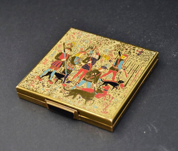 Vintage Compact Mirror Compact Mirror Vintage Compact | Etsy