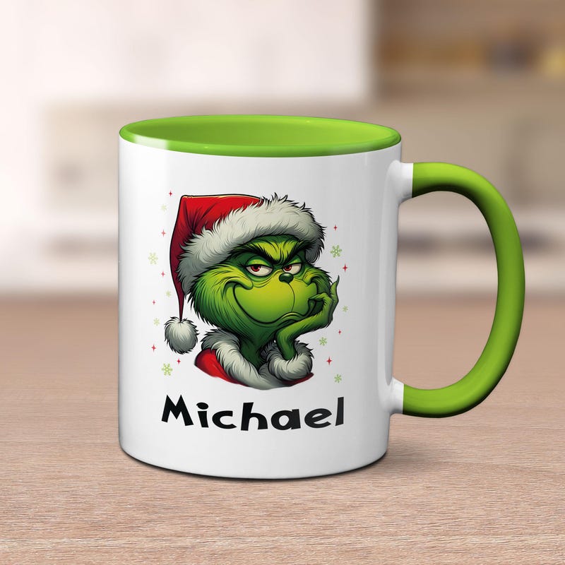 Taza grinch - Etsy México