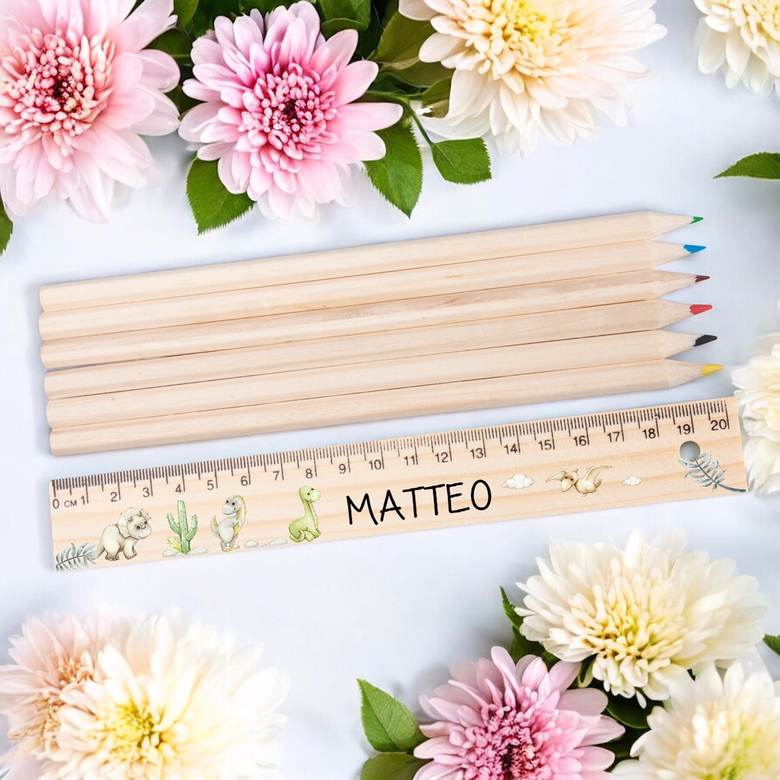 Ruler, Schoolchild With Pens | Personalized Ruler | School Enrollment ...
