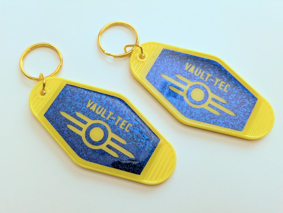 Fallout Vault-tec Keychain - Etsy