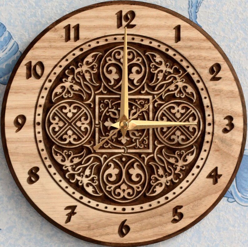 HI Quality Dxf File for CNC Wall Clack - Etsy