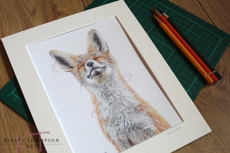 RED FOX Art Prints Fox Wall Art Fine Art Print Gift for - Etsy