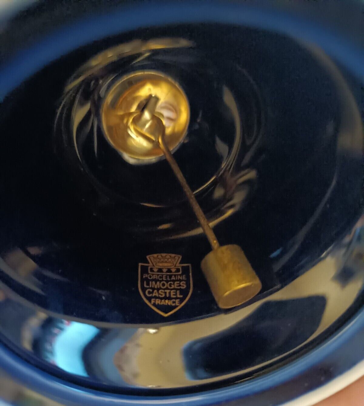 Limoges Castel France Cobalt Blue Gold Bell - Vintage Romantic ...