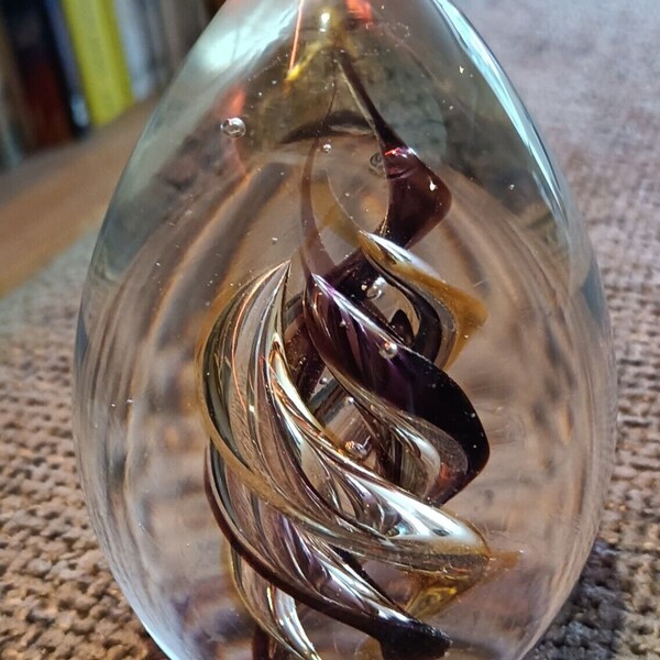 Purple Paperweight - Etsy