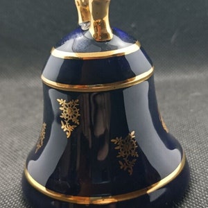 Limoges Castel France Cobalt Blue Gold Bell - Vintage Romantic ...