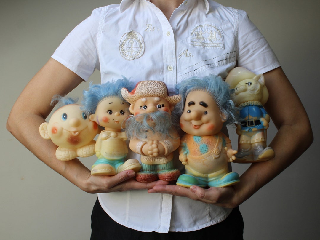 Soviet Rubber Toy Set Lot of 5 Big Rubber Toys COLLECTIBLE Russian Toys ...