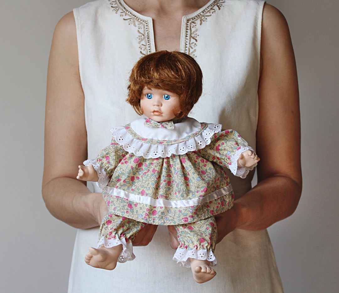 Vintage Porcelain Doll: 12" Promenade Collection Bisque Doll - Etsy