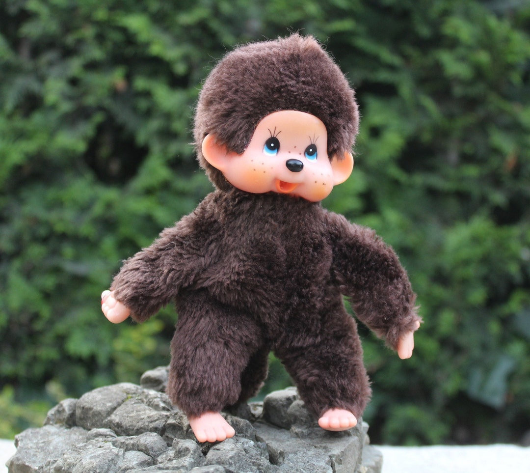 Monkey Vintage 8 Original Toy Blue Ears Red Pacifier in Hand Rare ...