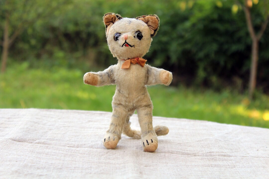 Vintage Old Cat Mohair/ Bigo Bello Schuco Koko Comical Cat 7.5 ...