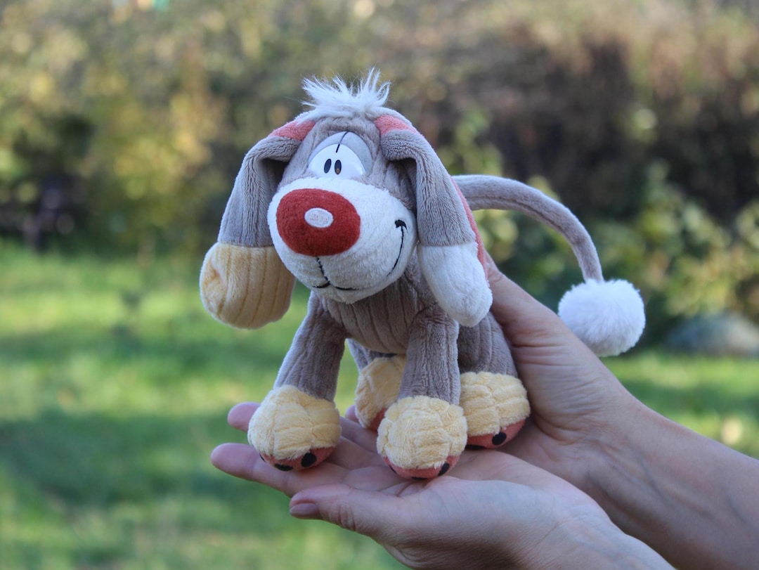 Vintage Plush Dog Toy: Bibombi Diddl Germany, 6.5" - Etsy