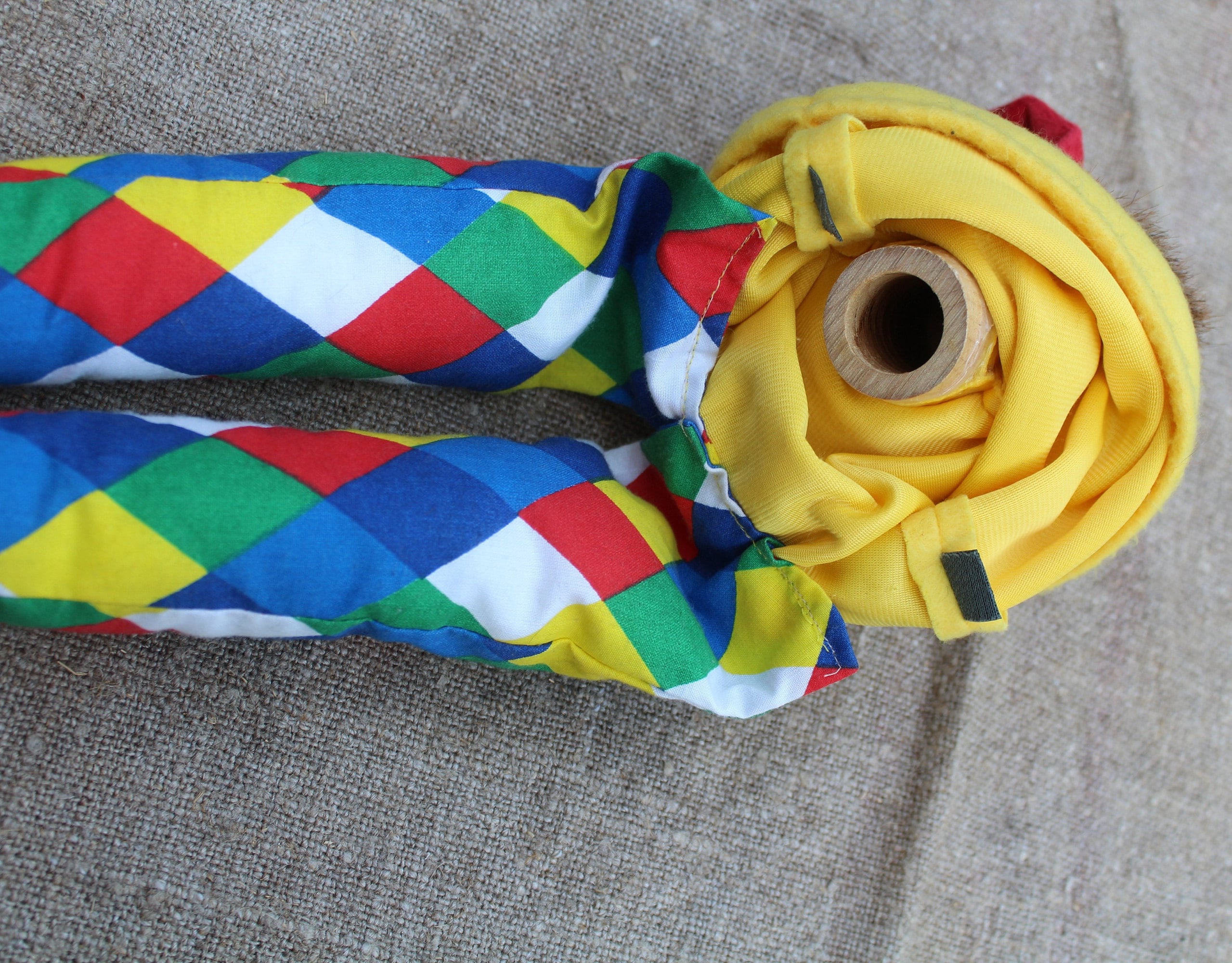 Vintage German Jester Hand Puppet: Hand-carved Wooden Head, Red Hat - Etsy