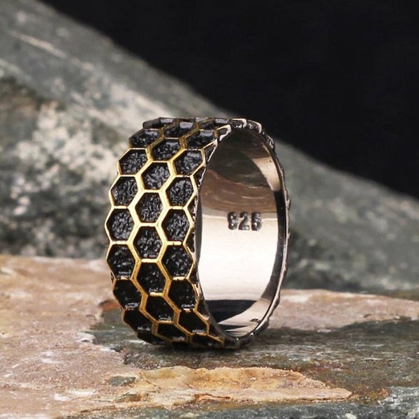 Honeycomb Engagement Ring - Etsy