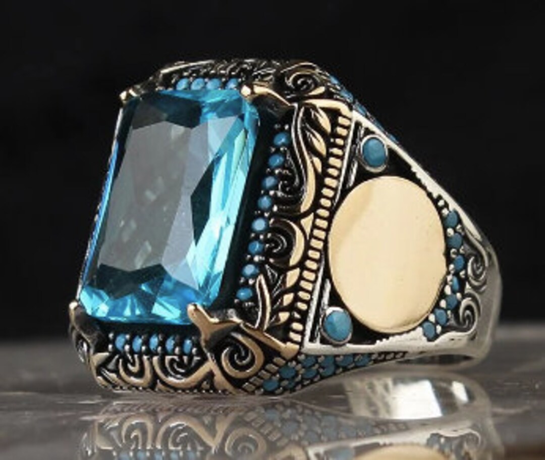 Four Colors red,black,green,blue Zircon Stone Ring-unique Embroidered ...
