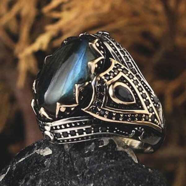 Mens Labradorite - Etsy