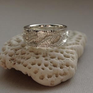 Wave Ring Ocean Ring Sea Ring Silver Wave Ocean Jewelry - Etsy