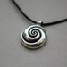 Koru Necklace Silver Koru Spiral Maori Symbol - Etsy